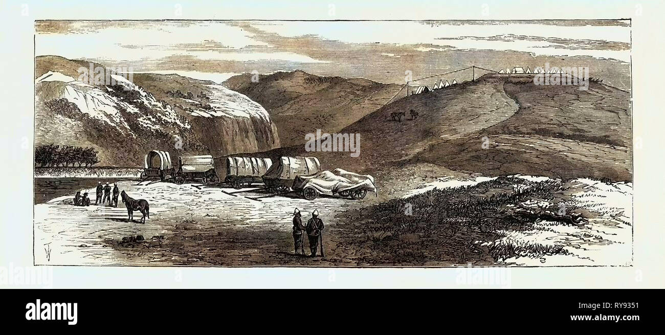 The Zulu War: Fort Tenedos on the Lower Tugela 1879 Stock Photo - Alamy