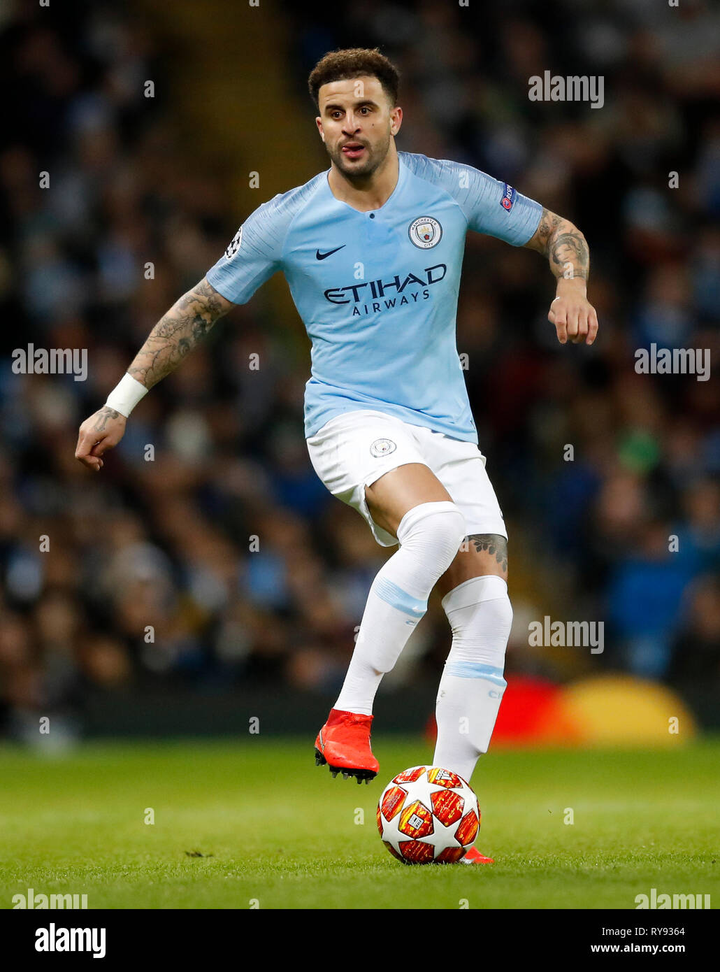 Manchester City's Kyle Walker during the UEFA Champions League round of ...