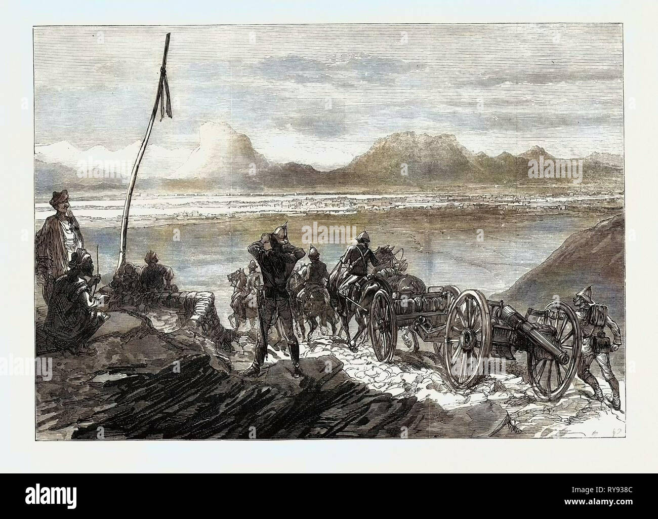 The Afghan War: First View of Candahar 1879 Stock Photo - Alamy