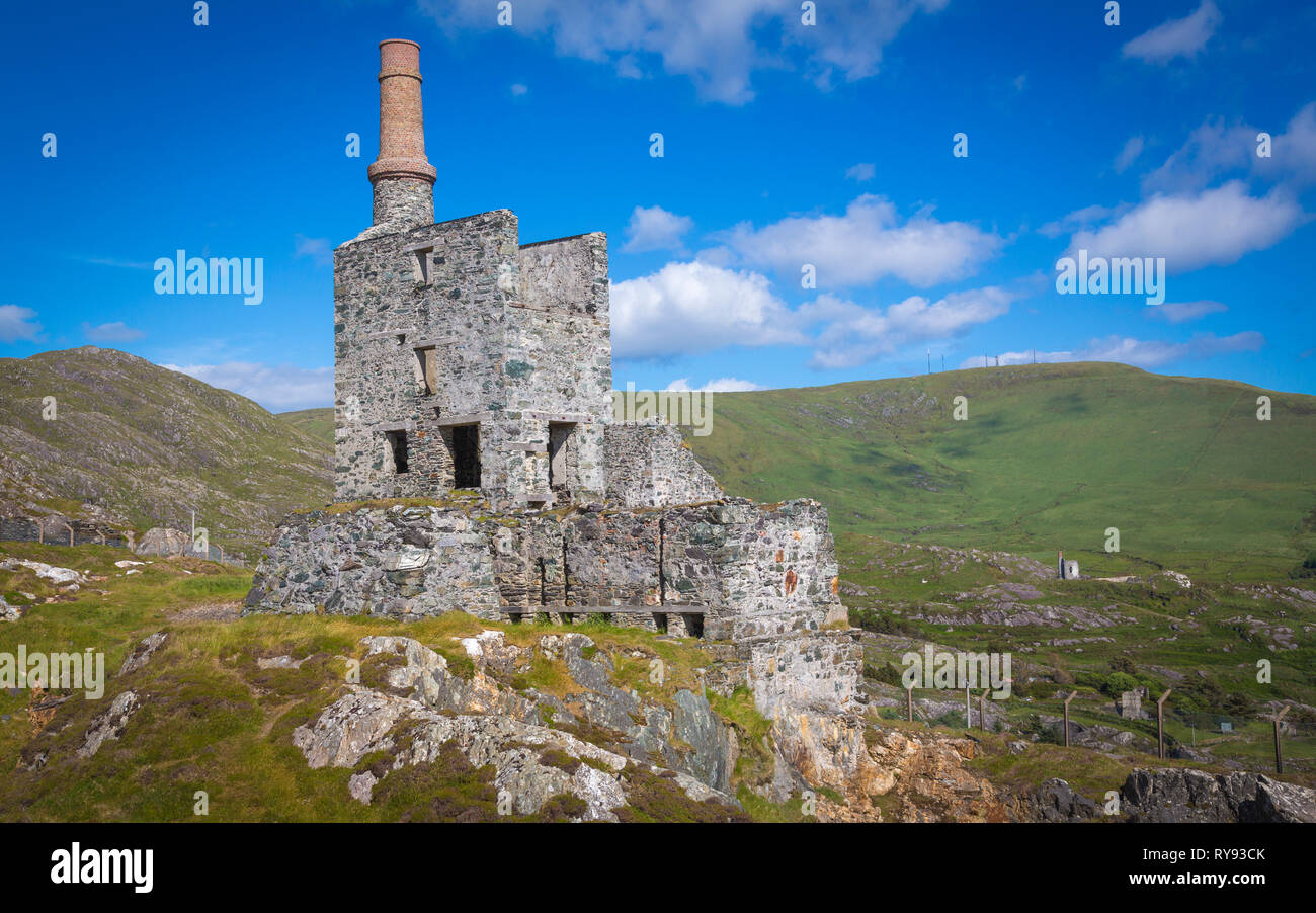 Old Copper Mine Allihies Stock Photo - Alamy