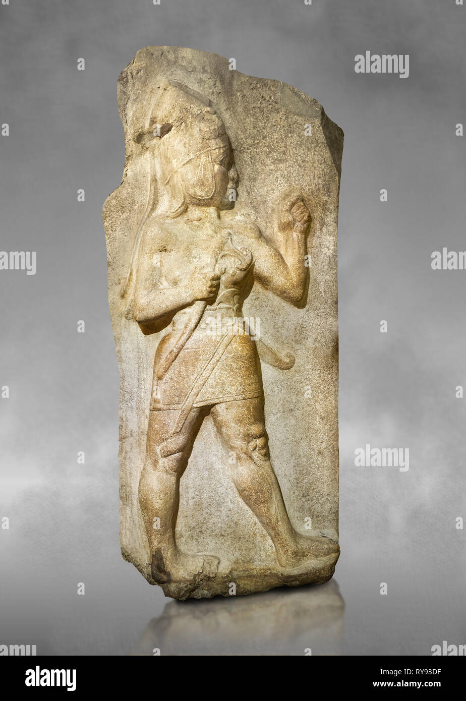 Relief of God of War. Limestone, Kings Gate, Hattusa ( Bogazkoy ). 14th ...