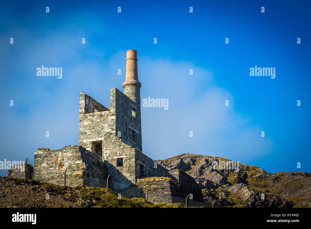 Old Copper Mine Allihies Stock Photo - Alamy