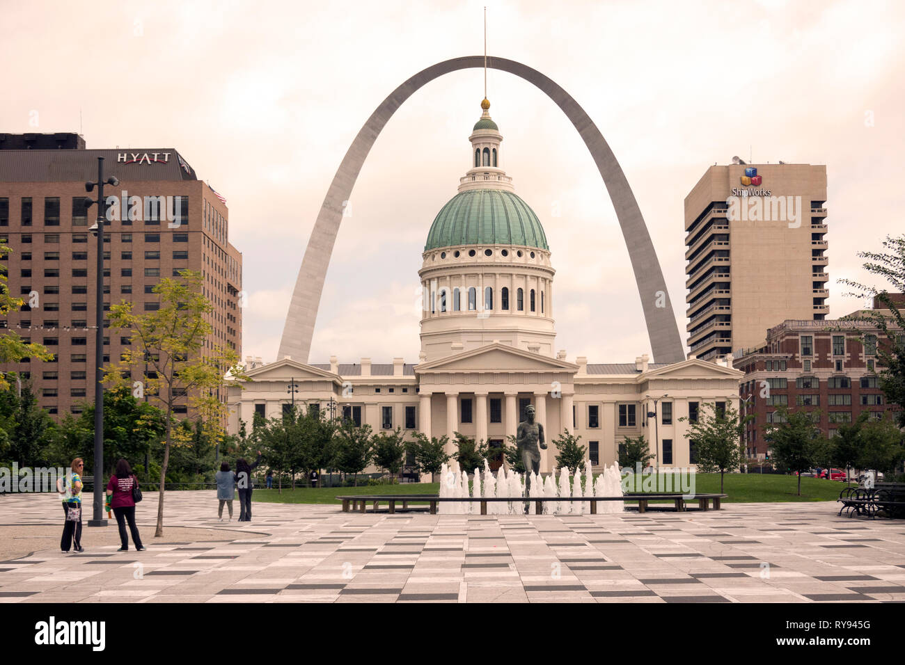 Gateway Arch St Louis Missouri Stock Photo - Alamy