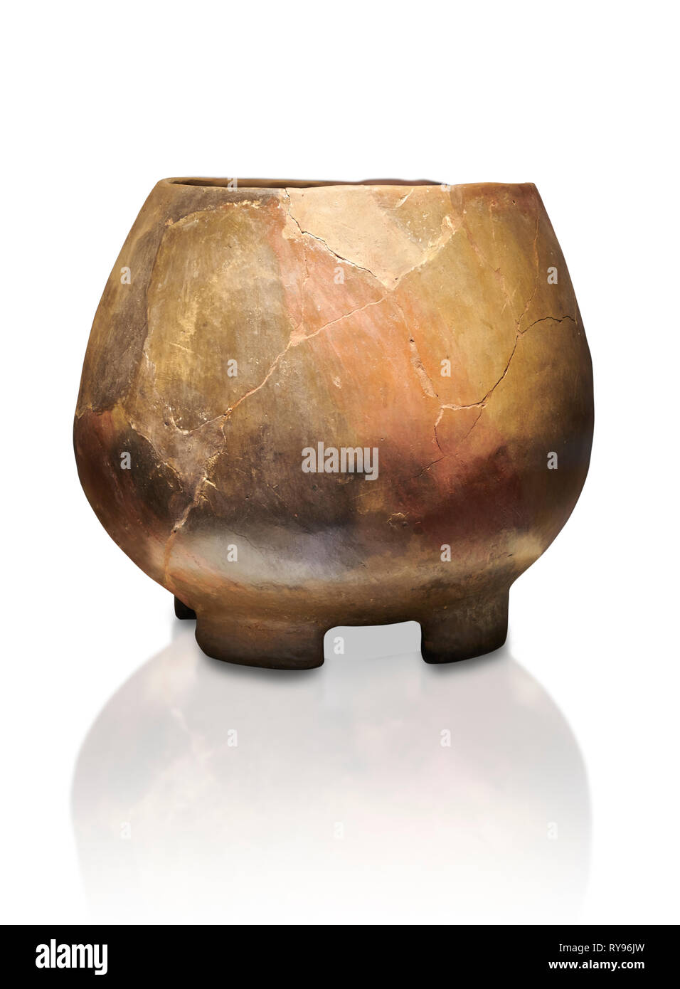 Neolithic terracotta cook pot. 6000 BC. Catalhoyuk Collections. Museum ...