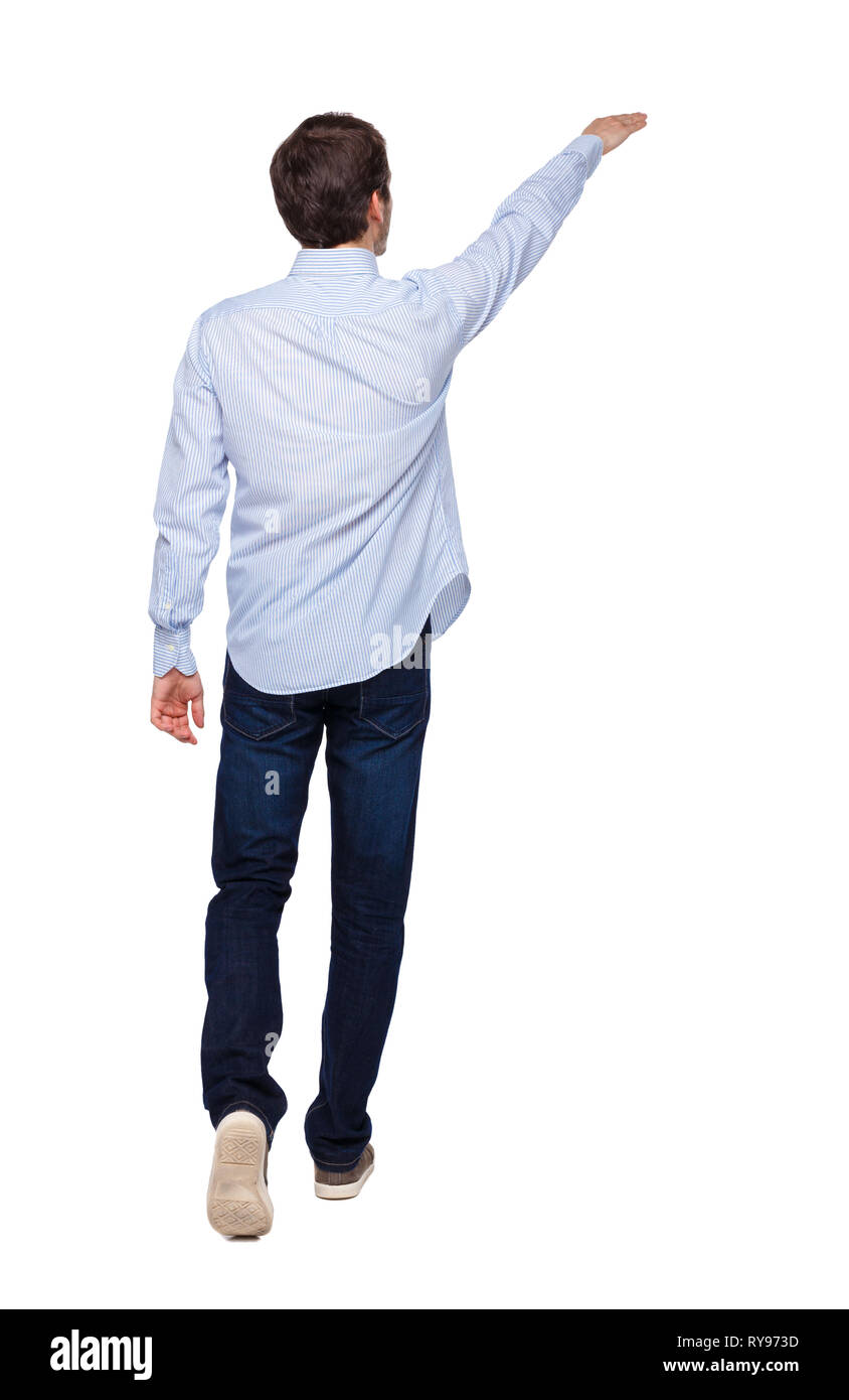 People Standing Back Walking