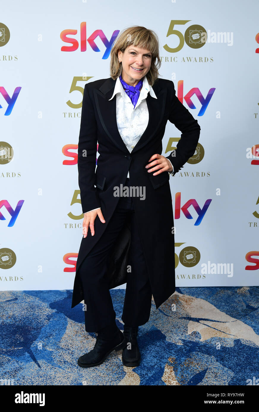 Penny Smith attending the TRIC Awards 2019 50th Birthday Celebration ...