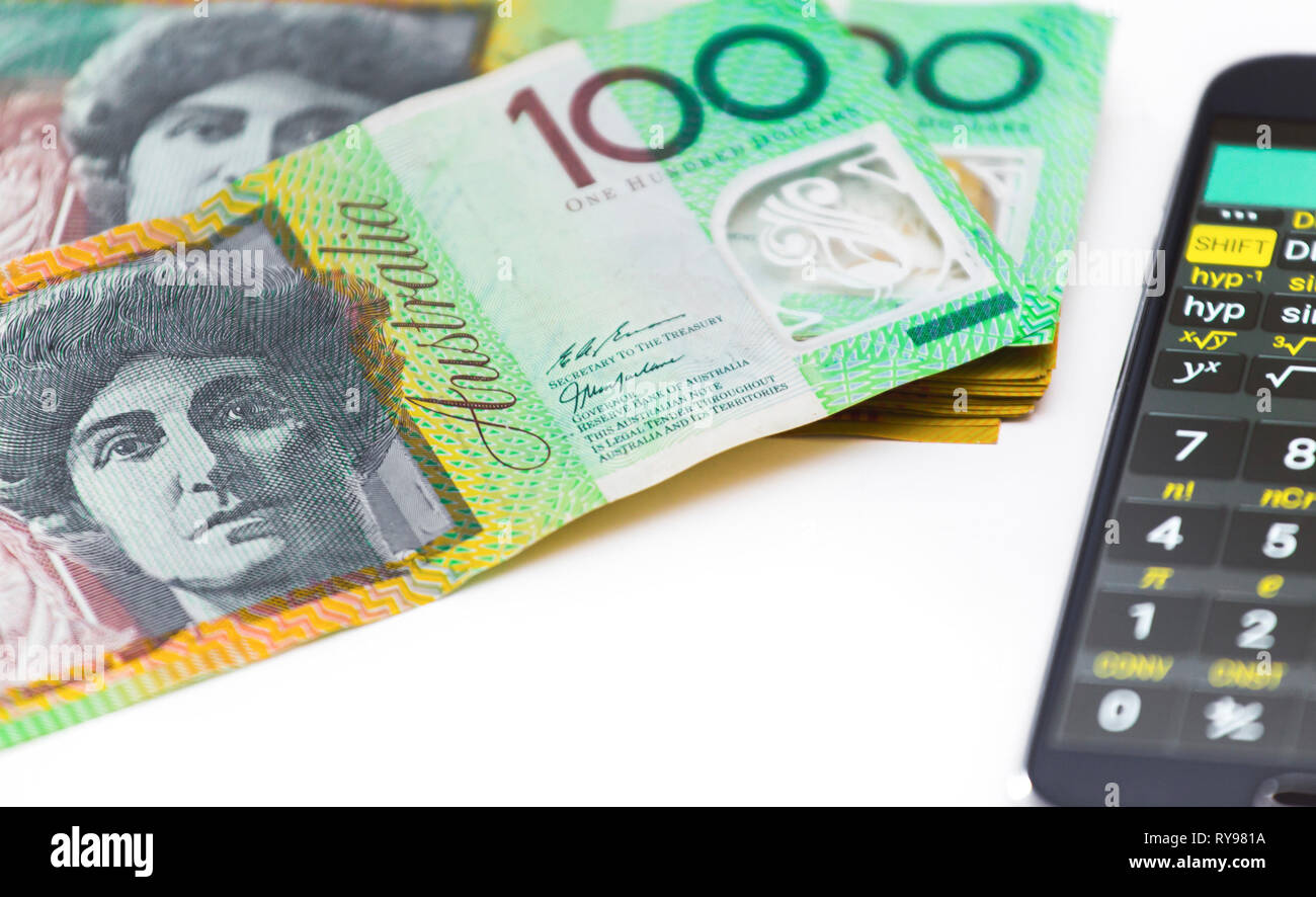 Australian dollar bill hi-res stock photography and images - Alamy