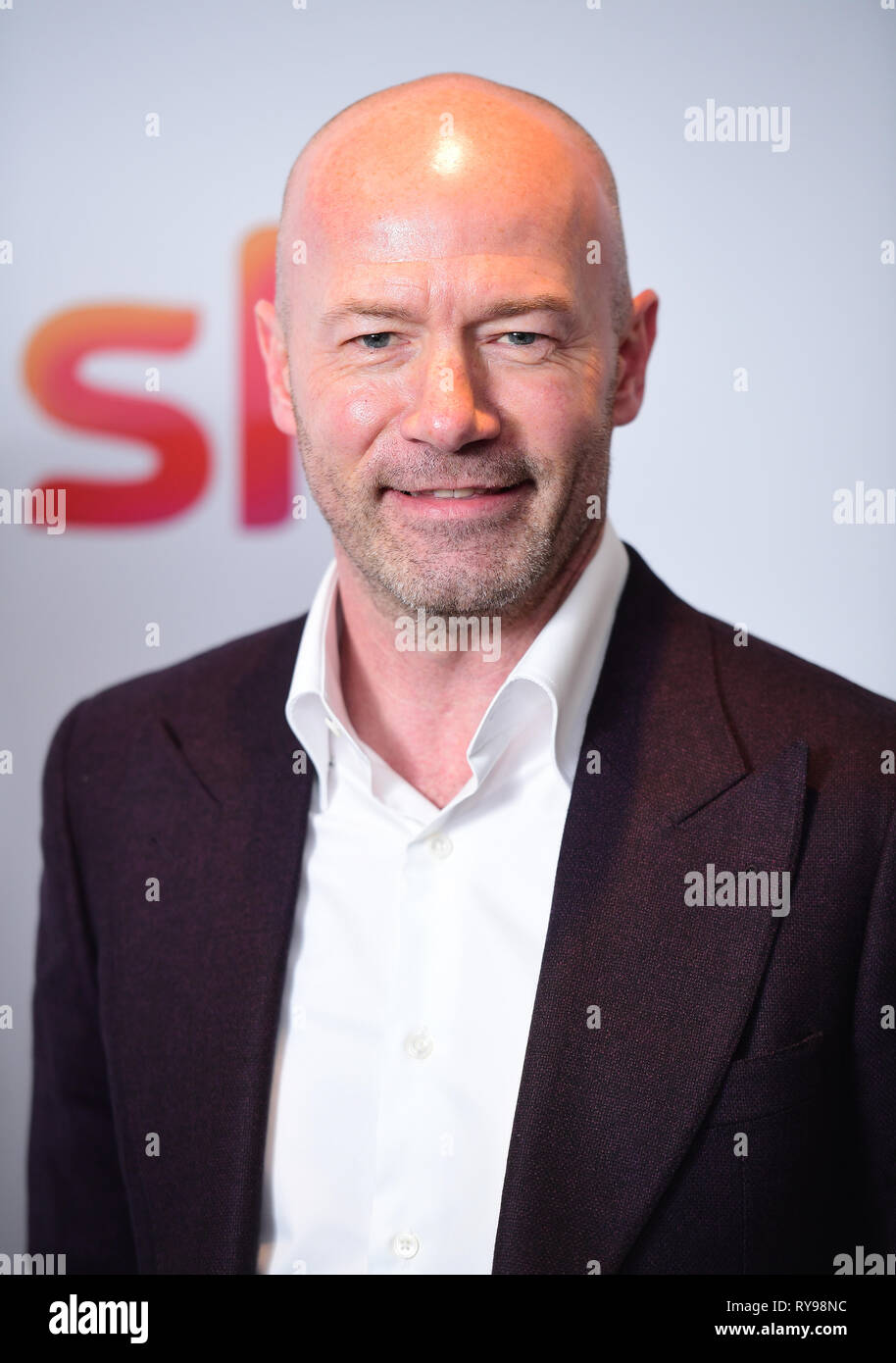Alan Shearer attending the TRIC Awards 2019 50th Birthday Celebration ...