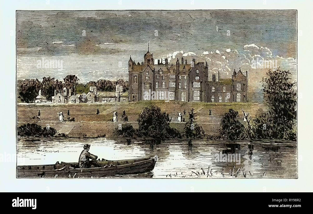 Worsley Hall, Seat of the Earl of Ellesmere, UK Stock Photo - Alamy