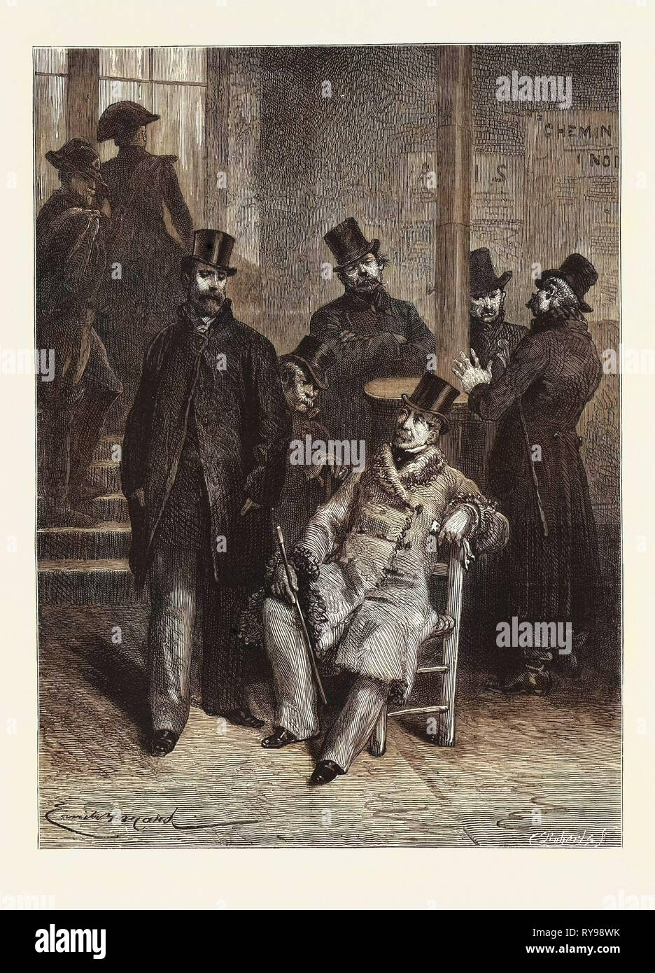 The Police Arrested the Police, History of a Crime, Victor Hugo Stock ...