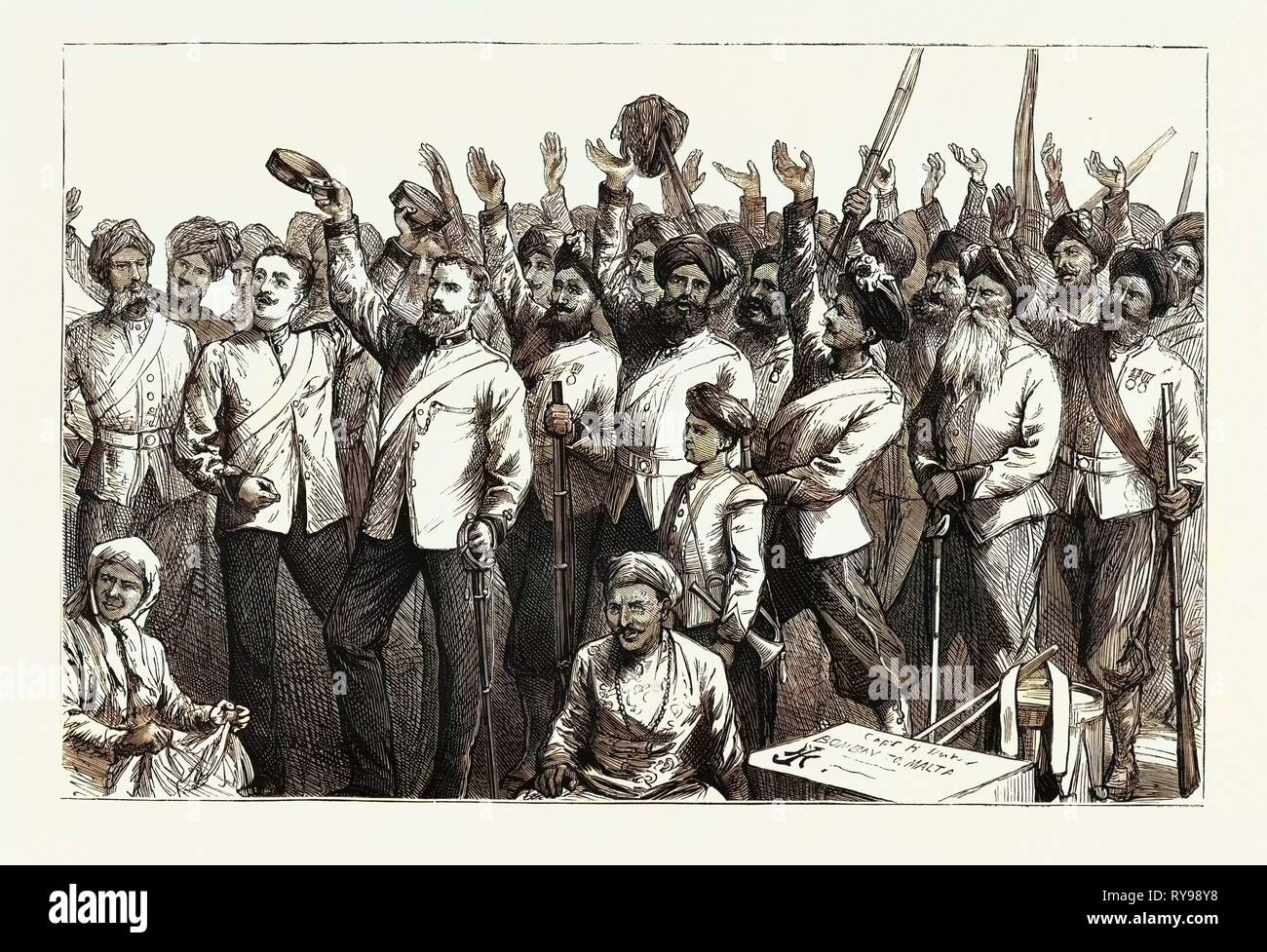 Indian infantry hi-res stock photography and images - Alamy