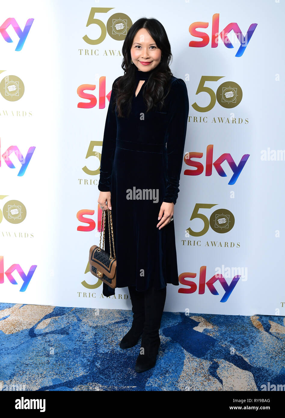 Ching He Huang attending the TRIC Awards 2019 50th Birthday Celebration ...