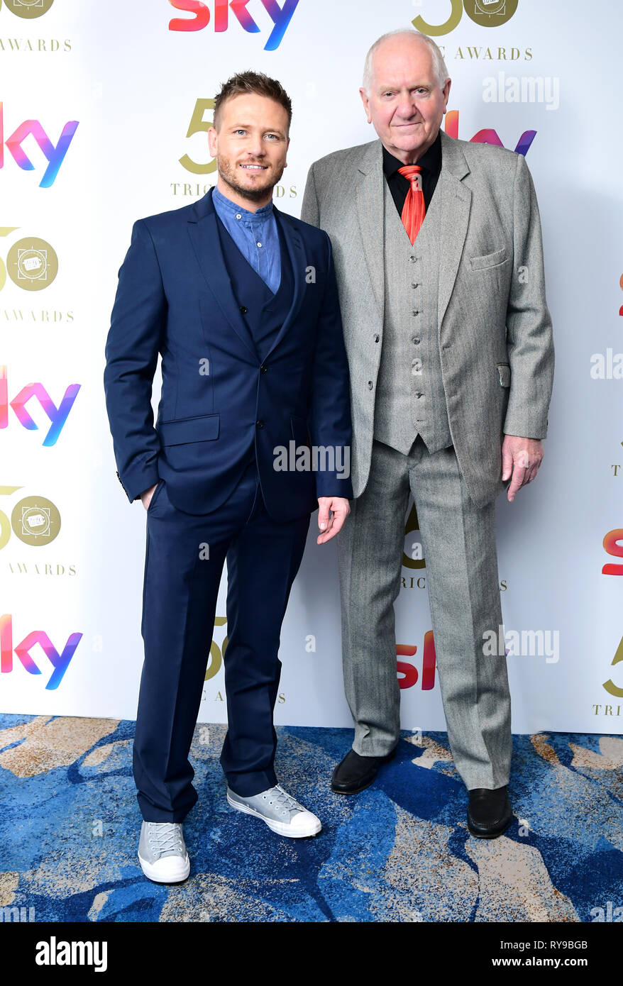 Matthew Wolfenden (left) and Duncan Preston attending the TRIC Awards ...