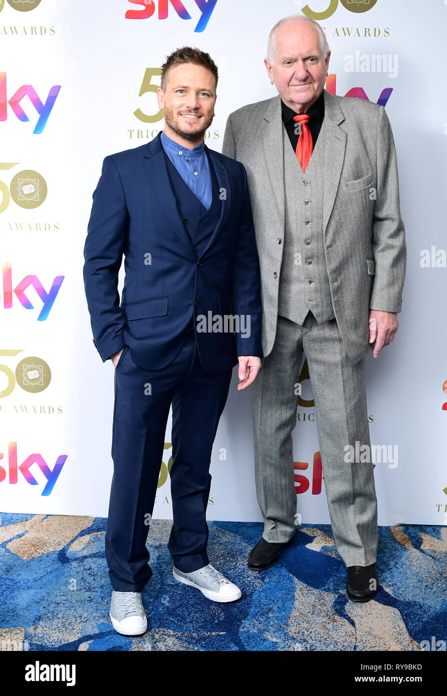 Matthew Wolfenden (left) and Duncan Preston attending the TRIC Awards ...