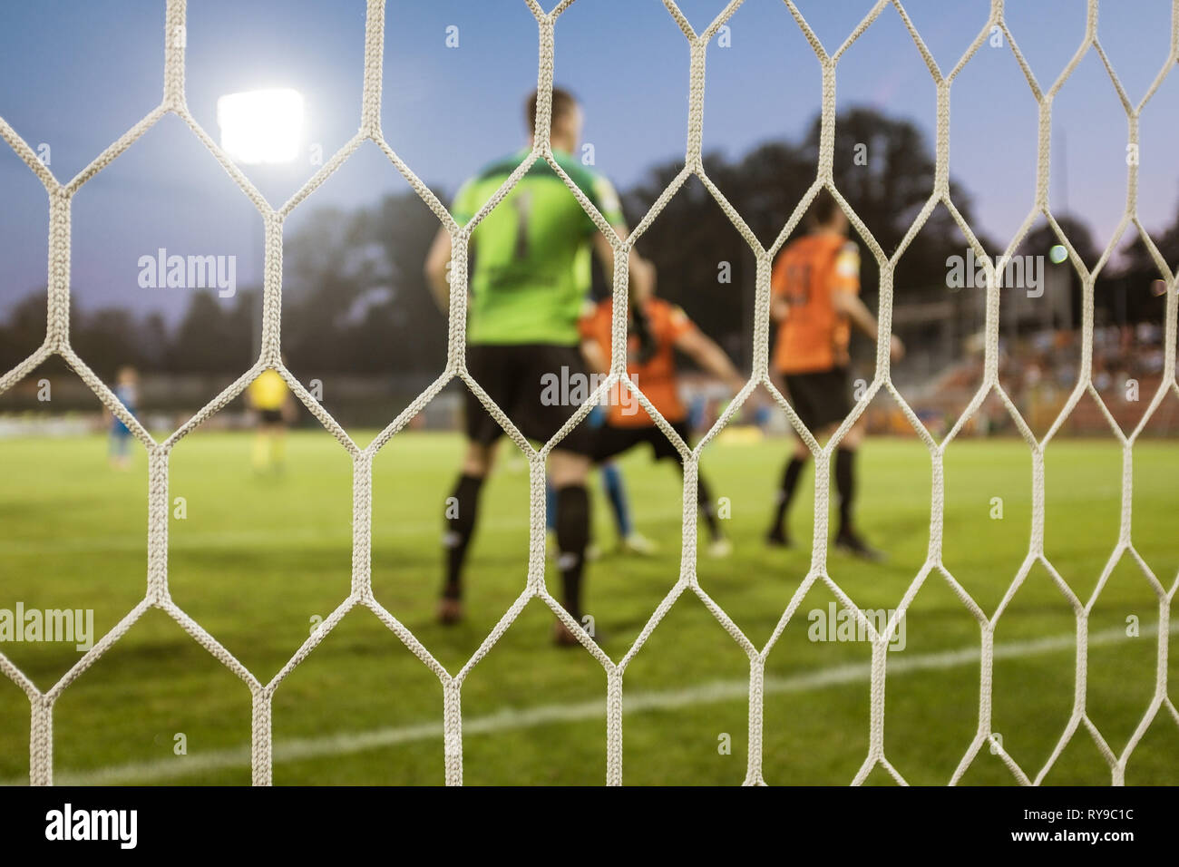 Football pitch background stadium hi-res stock photography and images ...