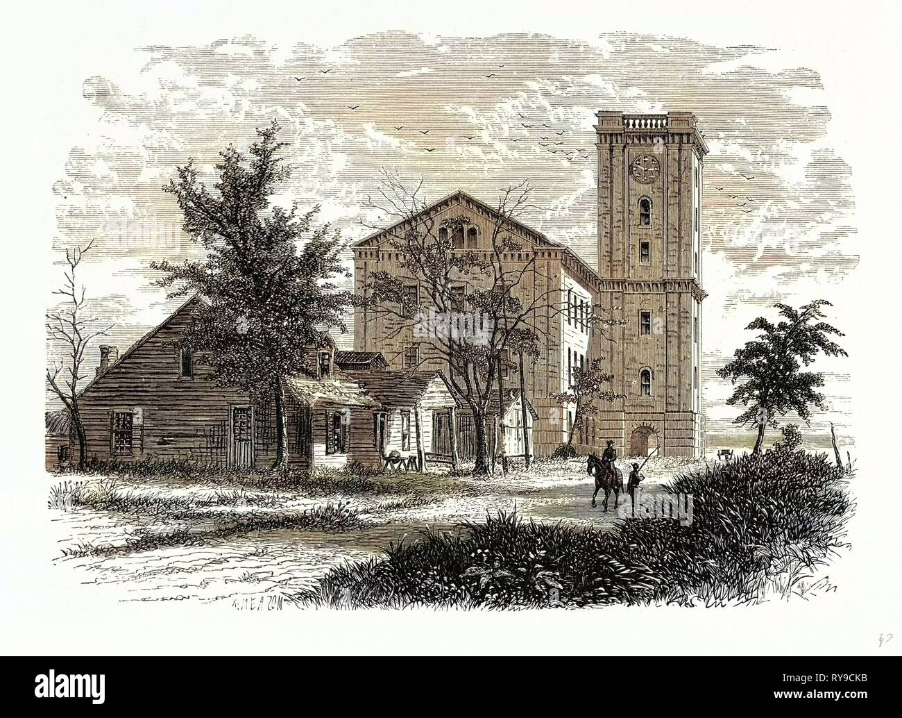 The Old Arsenal Rock Island Arsenal Island Black Hawk War United States ...