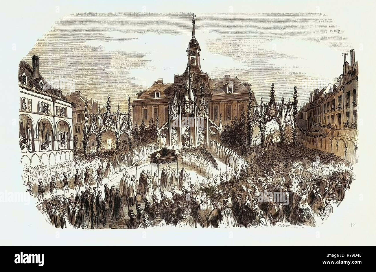 Procession altar hi-res stock photography and images - Alamy