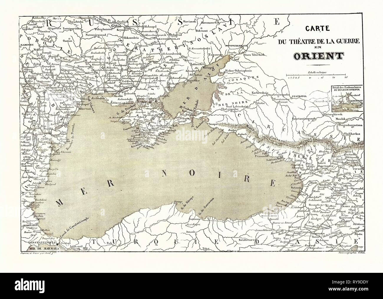 Crimean war map hi-res stock photography and images - Alamy