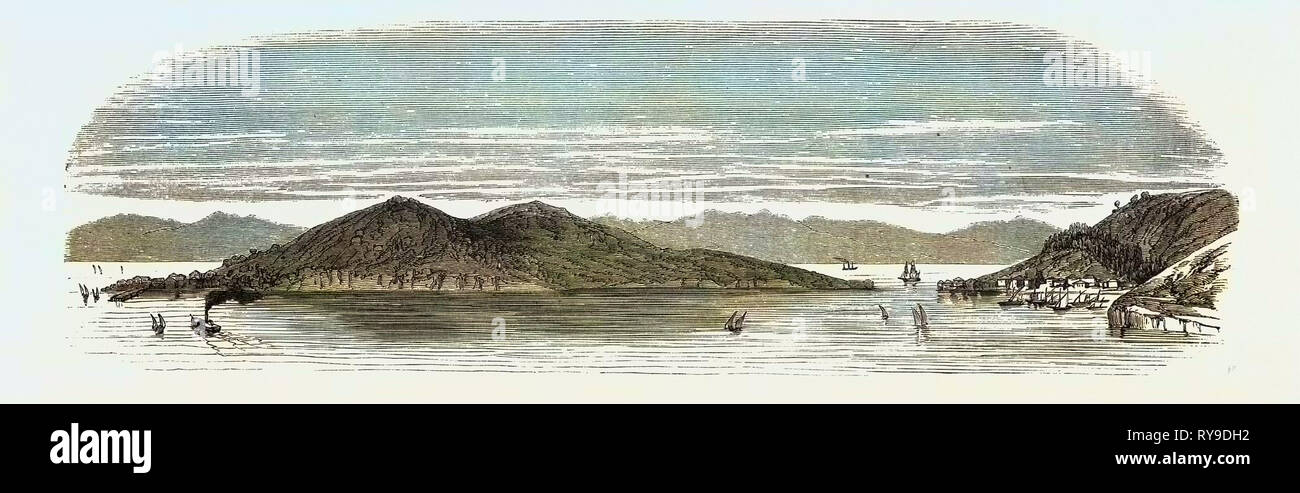 The Princes' Islands in Constantinople (Istanbul), 1855. Engraving ...