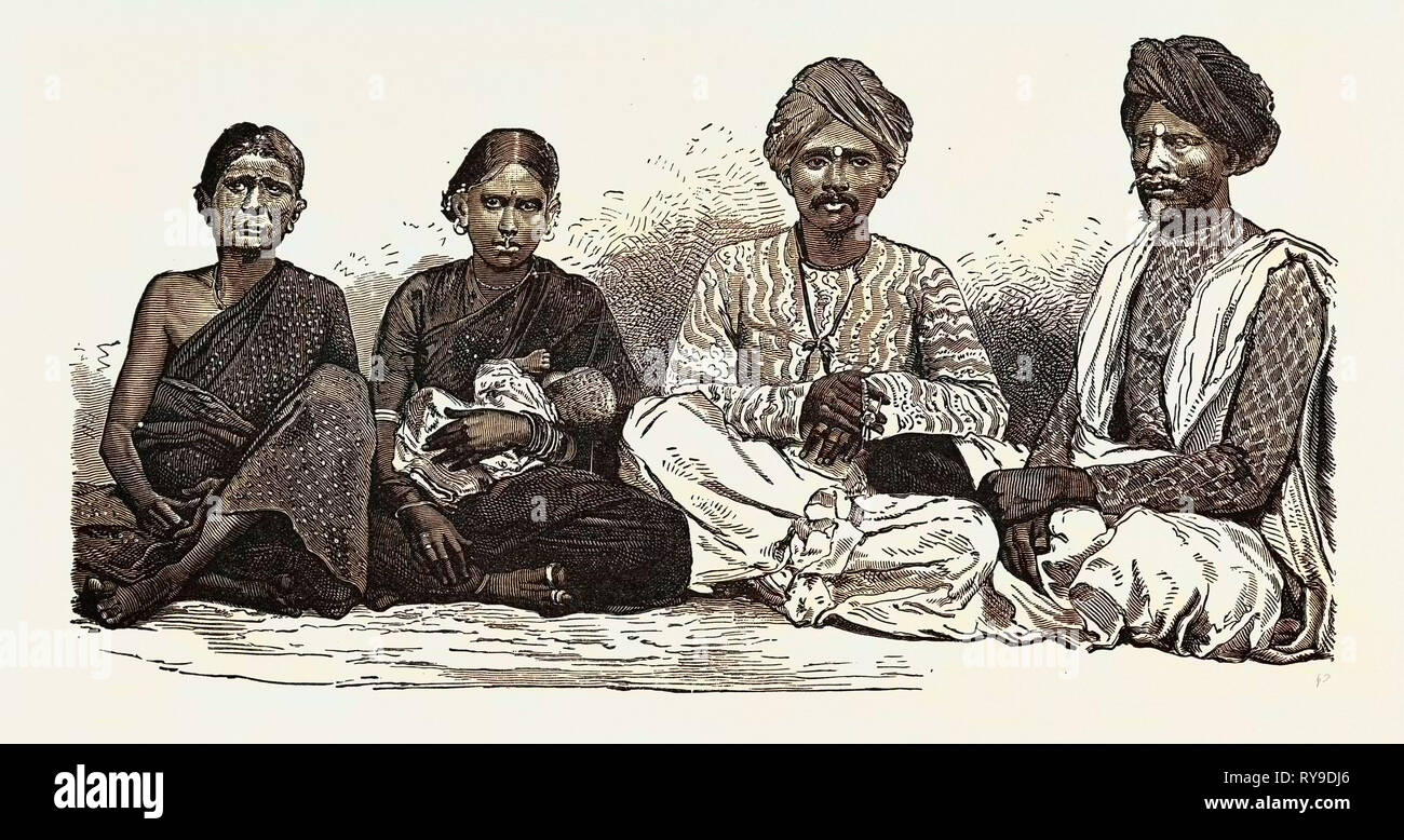 Natives of the Deccan, a Large Plateau in India, Making Up Most of the ...