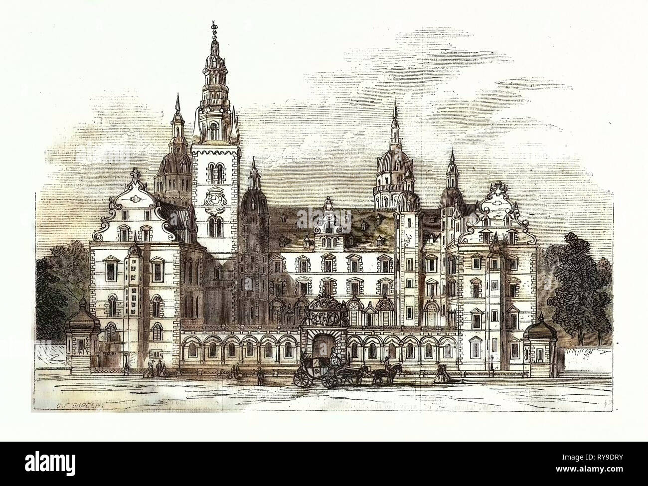 Denmark castle Cut Out Stock Images & Pictures - Alamy