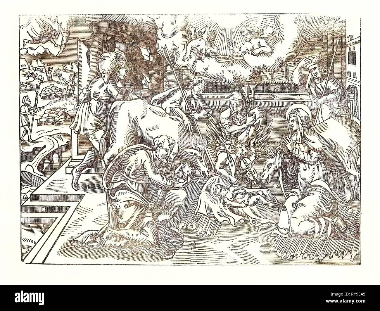 Nativity style Cut Out Stock Images & Pictures - Alamy