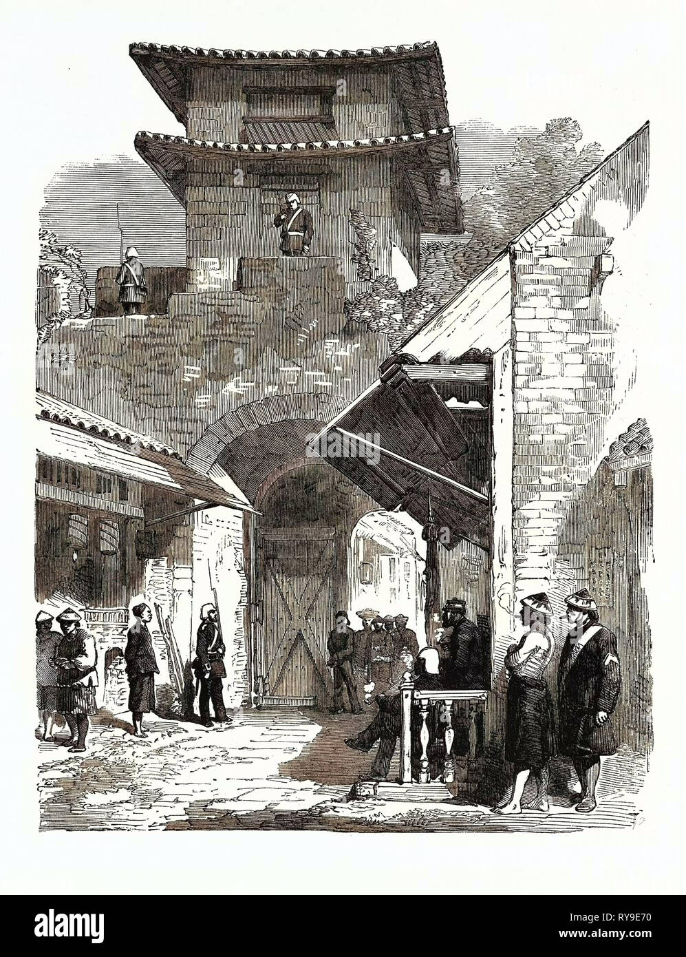 The East Gate, Canton, China Stock Photo - Alamy