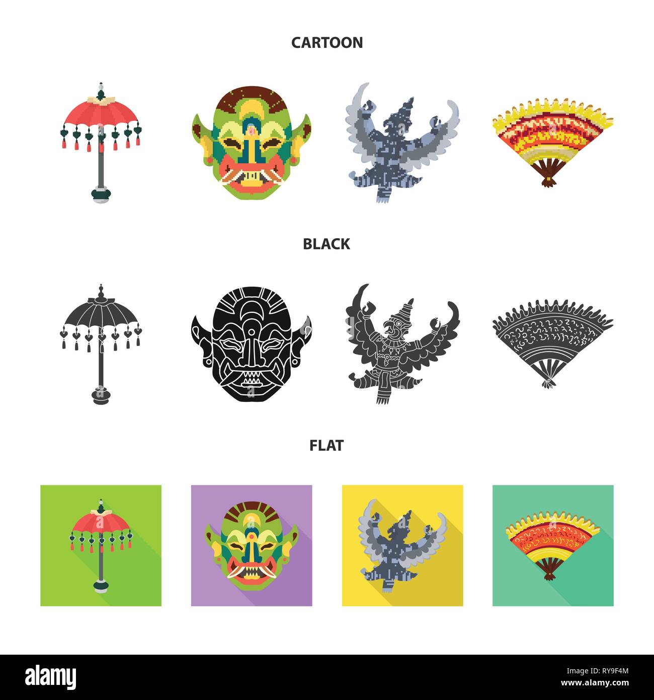 beach,mask,garuda,fan,umbrella,indonesian,bird,beautiful,heat,culture ...