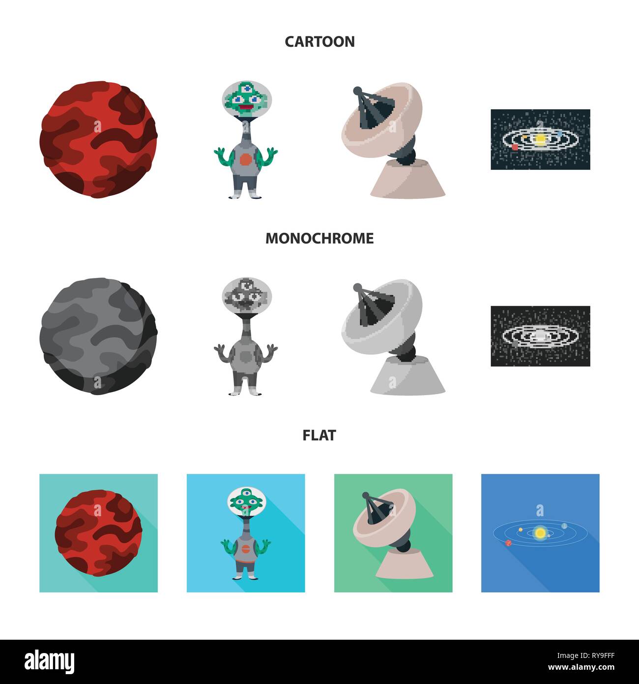 planet,alien,antenna,constellation,mars,astronaut,satellite,star ...