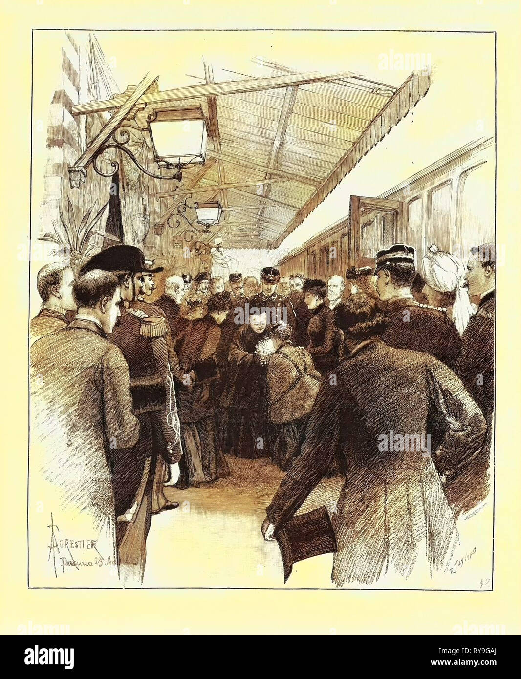 Queen victoria train hi-res stock photography and images - Alamy