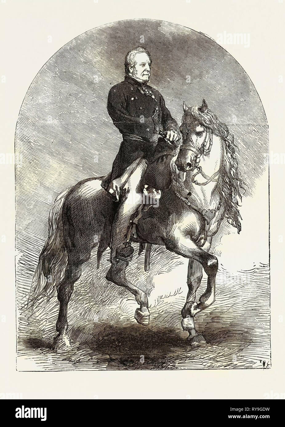 The Late Lord Raglan, Commander of the British Army in the Crimea Stock ...