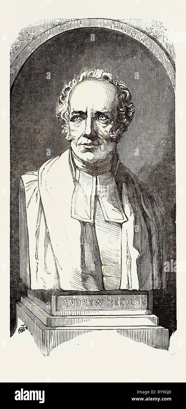 Marble Bust of Dr. Andrew Reed Stock Photo - Alamy