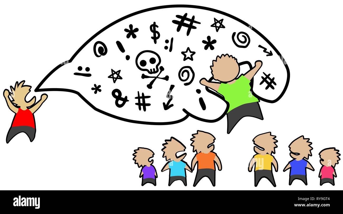 Swearing cartoon hi-res stock photography and images - Alamy