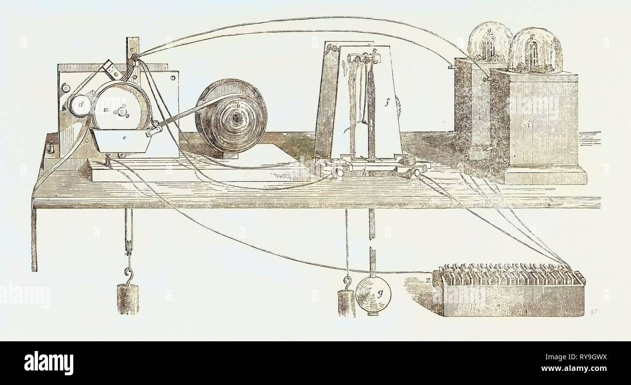 Mediterranean Electric Telegraph, Apparatus for the Automatic Recording ...