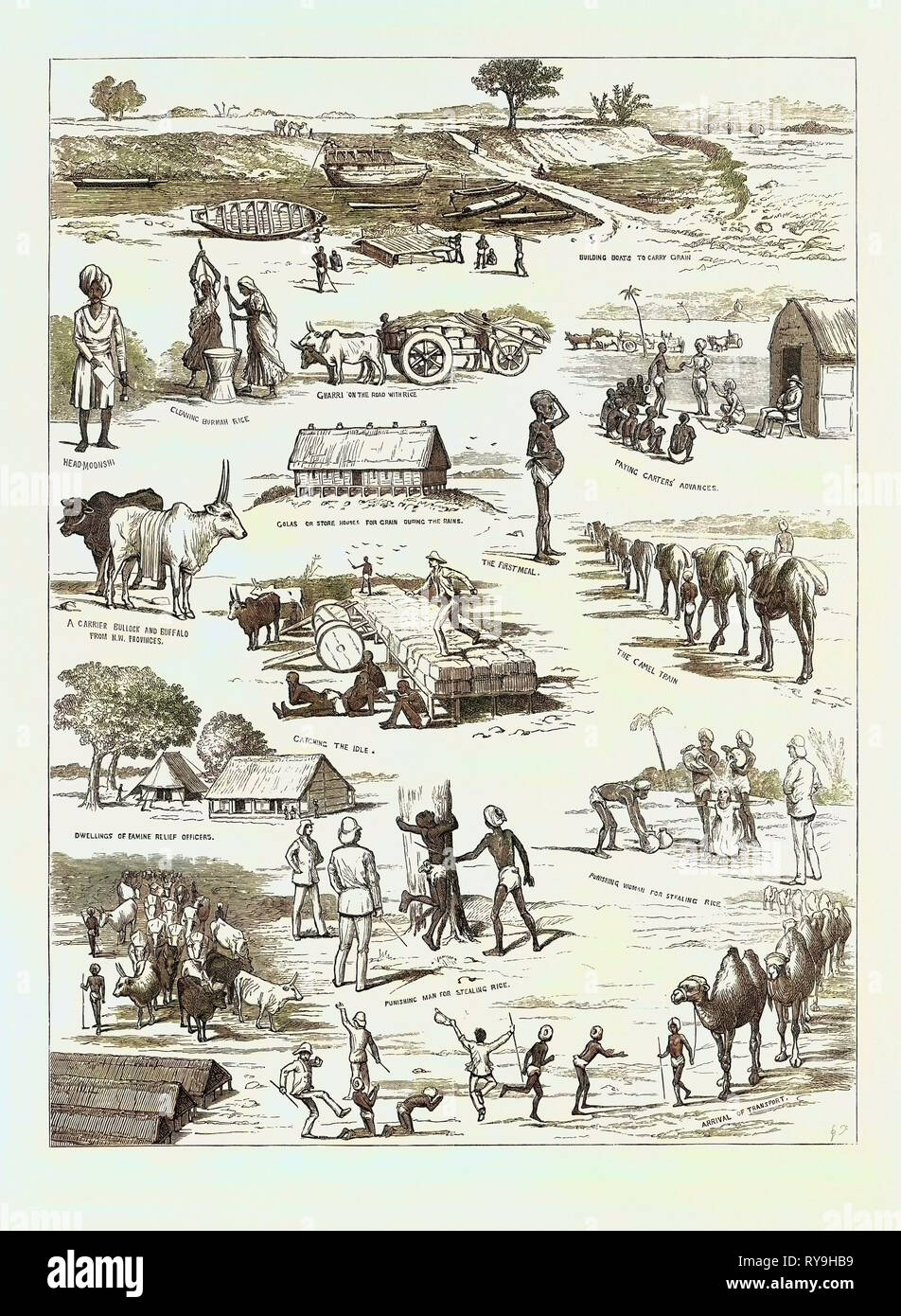 The Indian Famine, Sketches in the Affected Districts, by a Member of ...