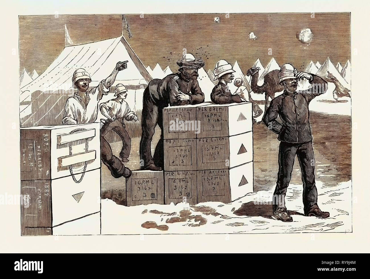 The War in Egypt: The First Rifle Volunteers Under Fire: The Post ...