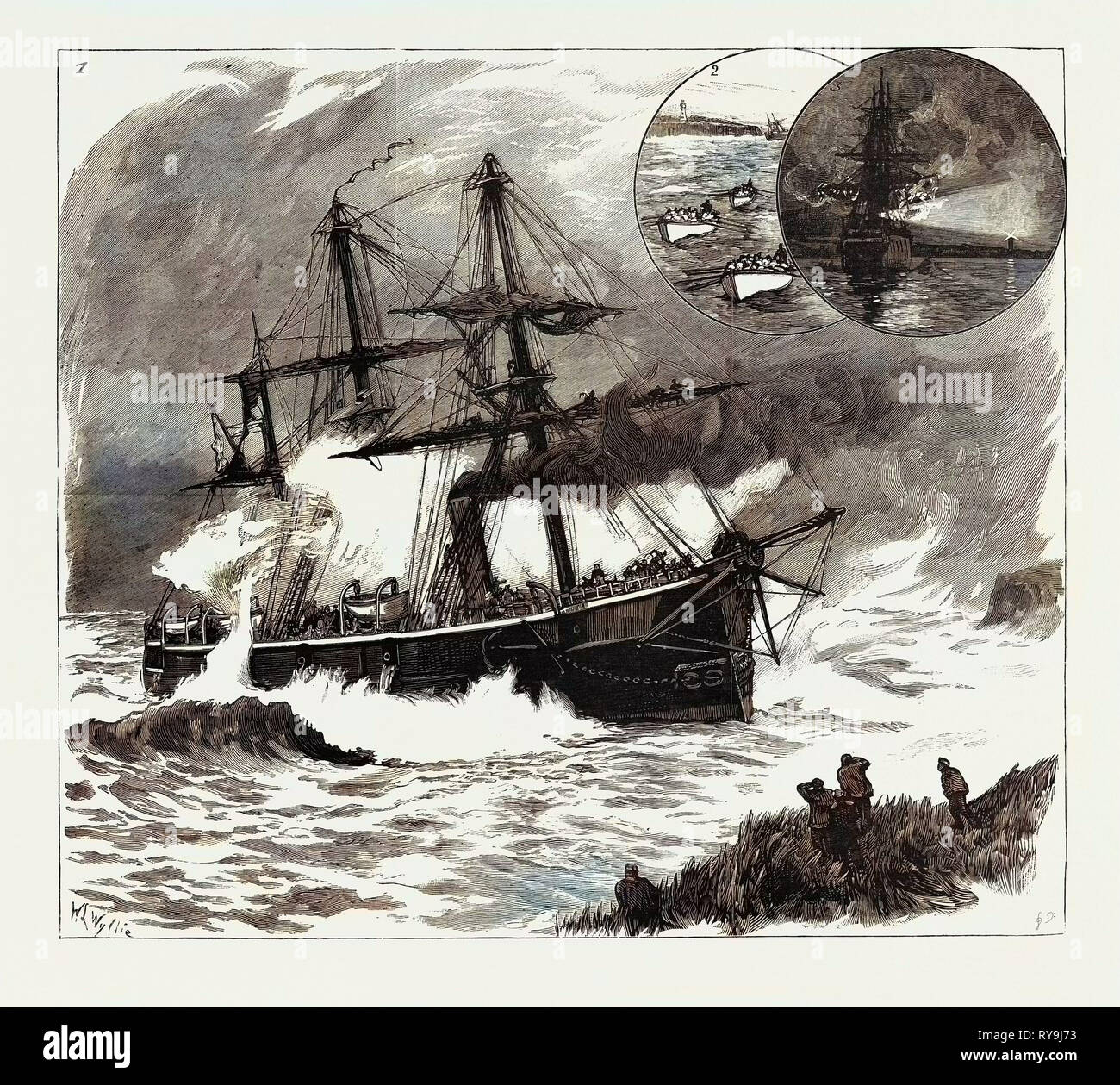 The Wreck of H.M.S. 'Phoenix' Off Prince Edward's Island, September 12 ...