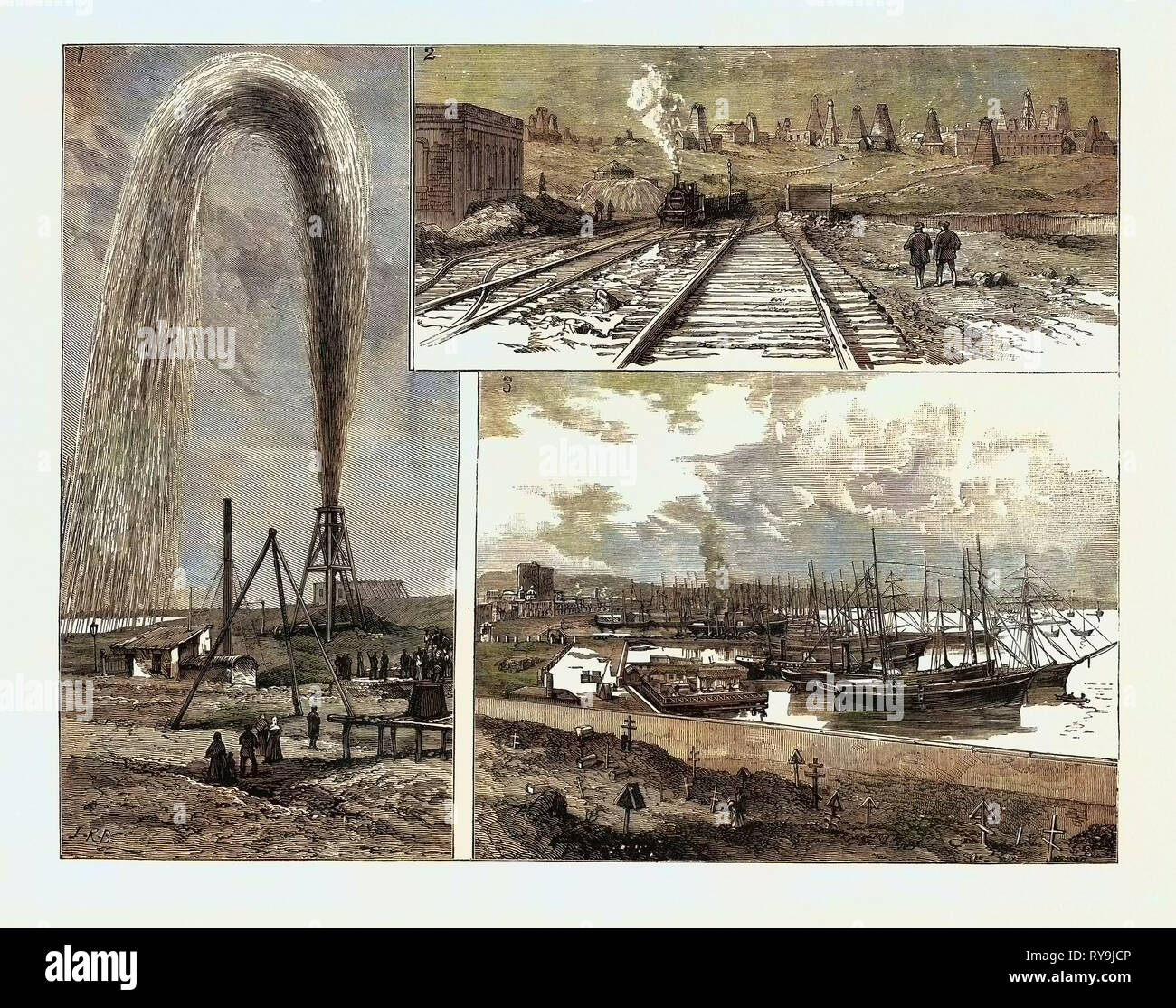 The Petroleum Wells of Baku on the Caspian Sea: 1. A Petroleum Fountain ...