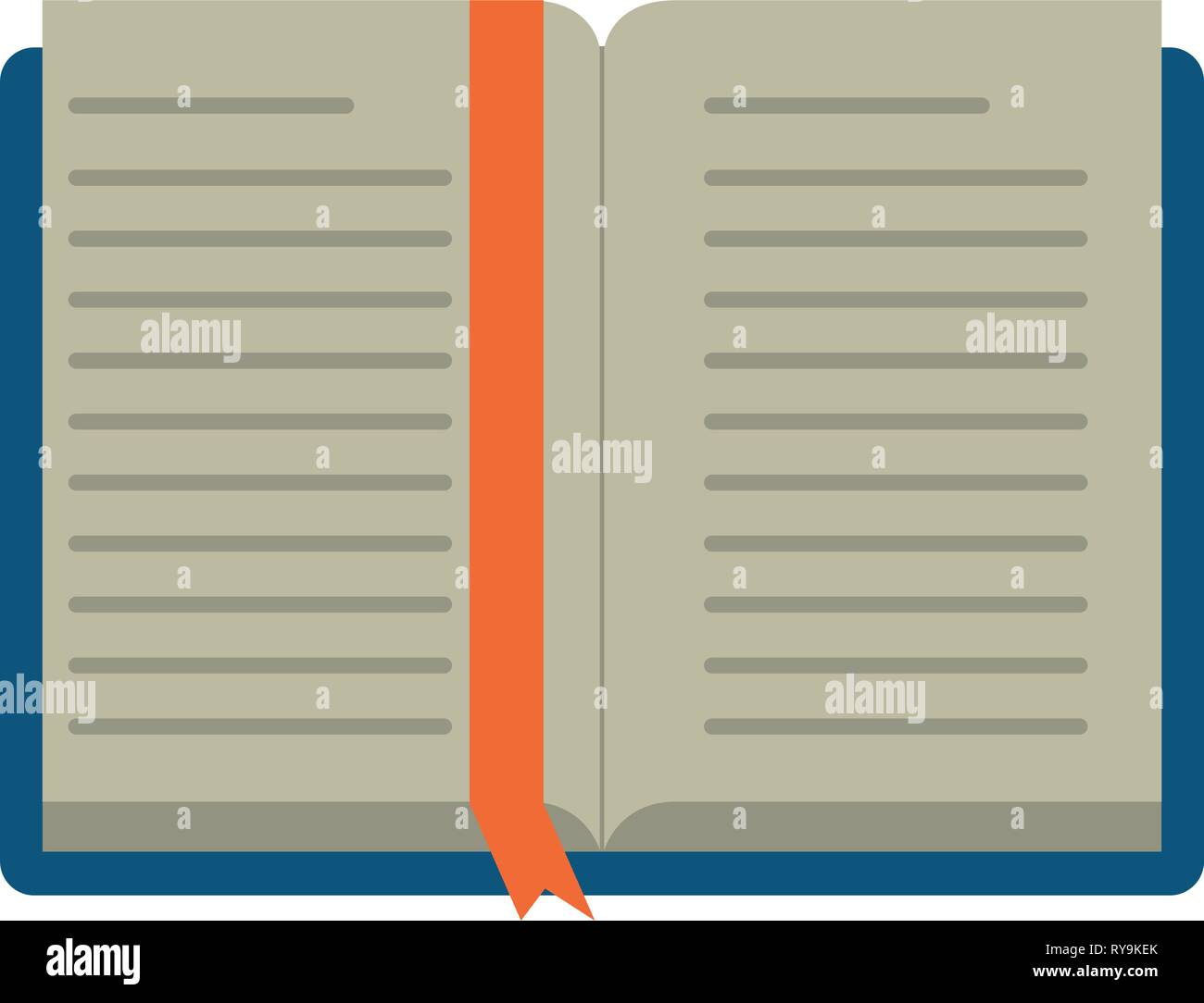 Book open symbol isolated Stock Vector Image & Art - Alamy