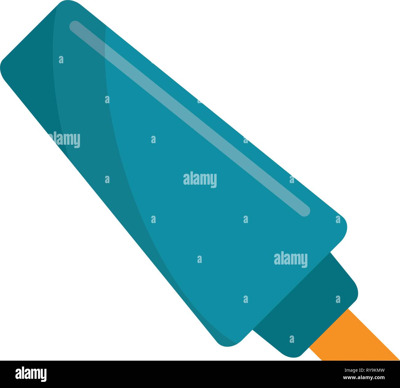 marker office utensil isolated Stock Vector Image & Art - Alamy