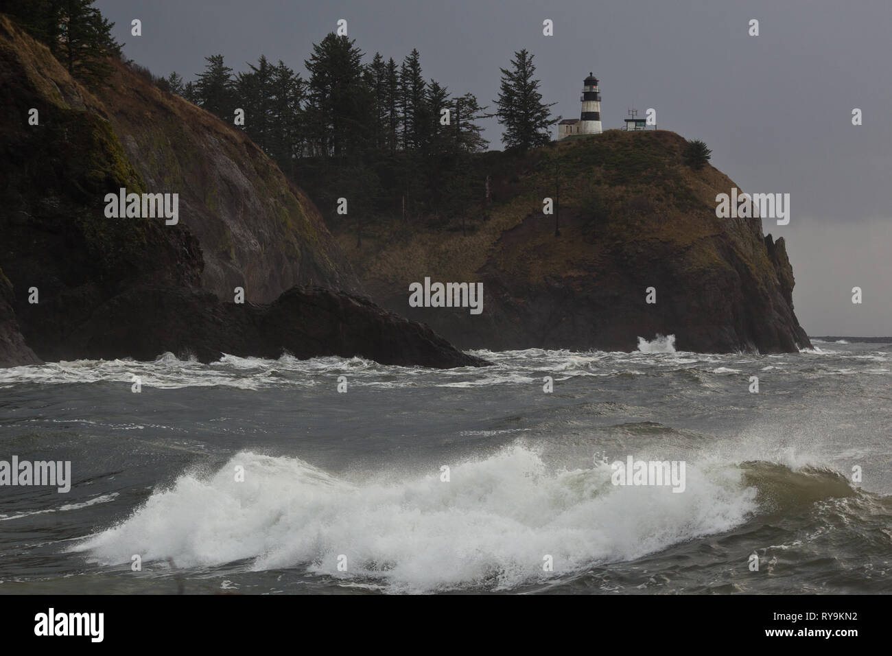 Cape Disappointment State Park, Pacific County, Washington, USA Stock ...