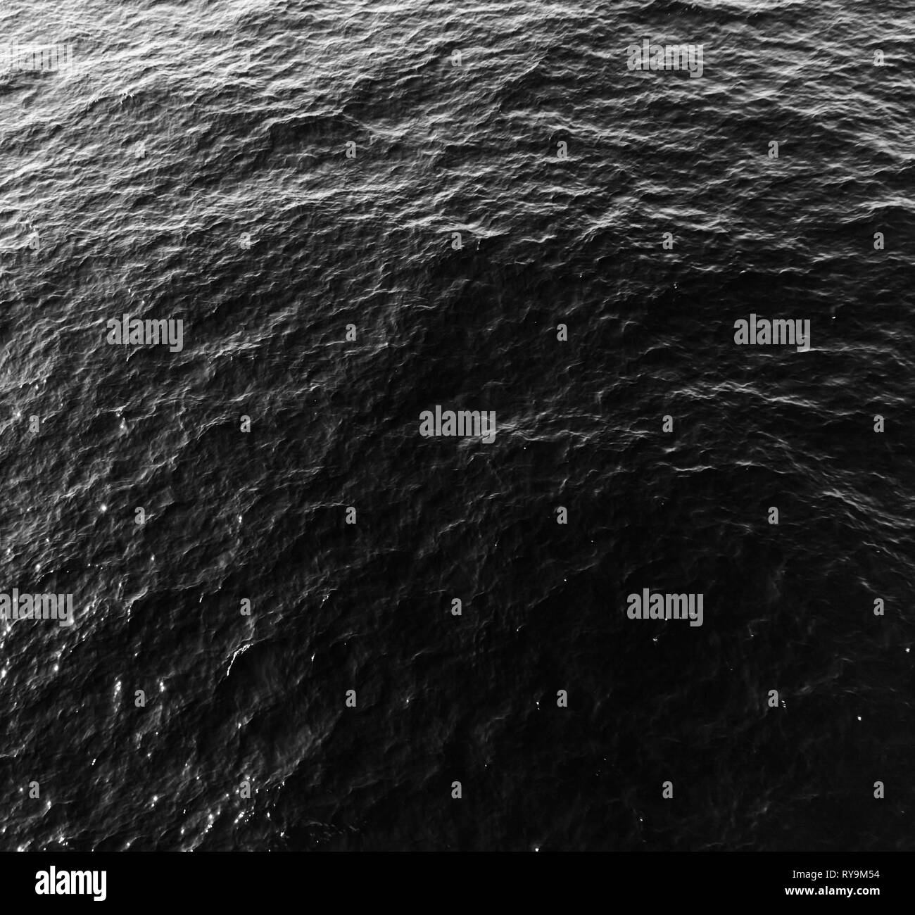Abstract pattern sea water Black and White Stock Photos & Images - Alamy