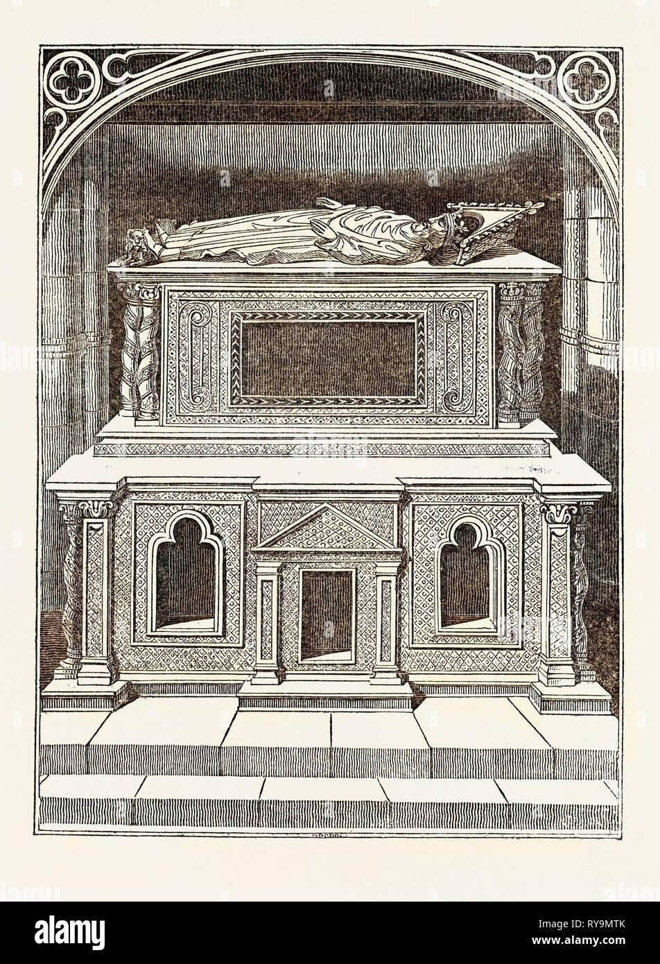TOMB OF HENRY III, IN WESTMINSTER ABBEY, LONDON, UK Stock Photo - Alamy