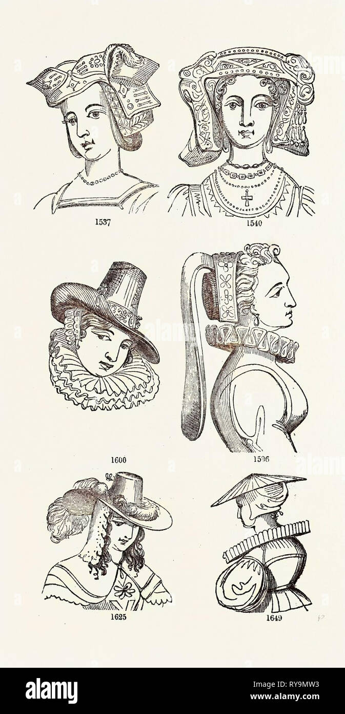 OLD ENGLISH HEAD DRESS, UK, britain, british, europe, united kingdom ...