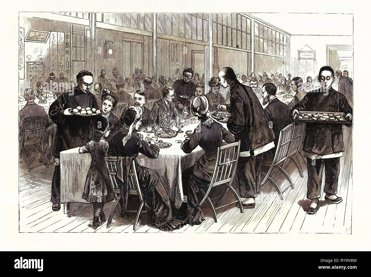 New York: A Chinese New Year's Tea Party in the Trinity Baptist Church ...