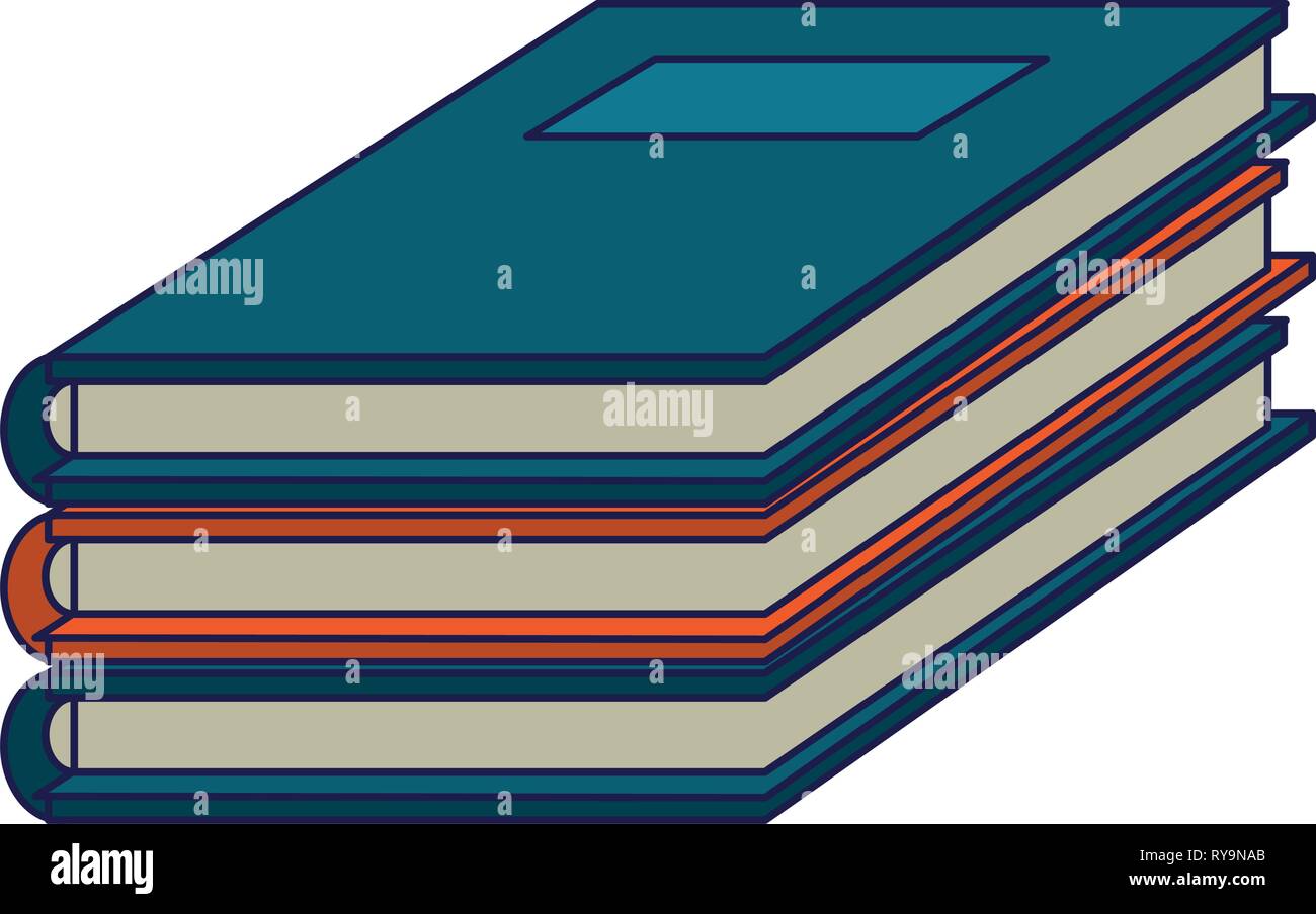 Piled up books Stock Vector Images - Alamy