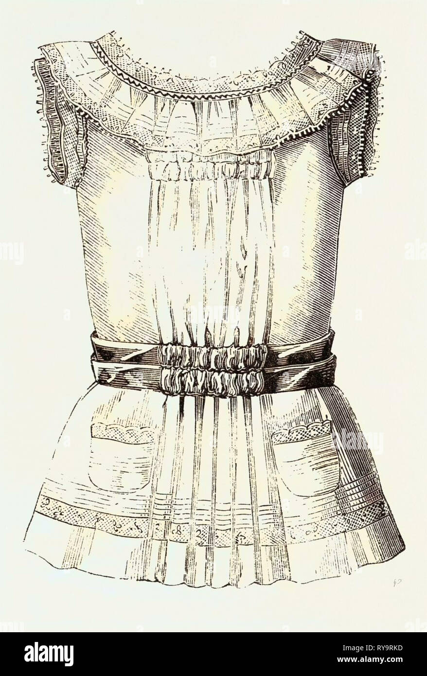 Pinafore dress hi-res stock photography and images - Alamy