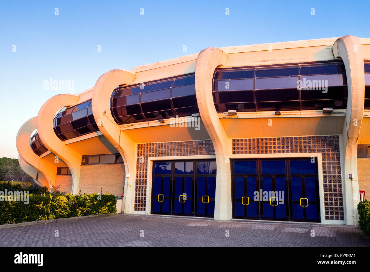 Palazzetto dello Sport (PALAFIJLKAM) in Castelfusano (Ostia Lido) by ...