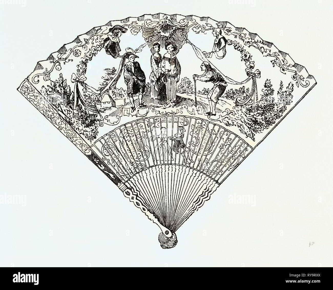 Fan painting hi-res stock photography and images - Alamy