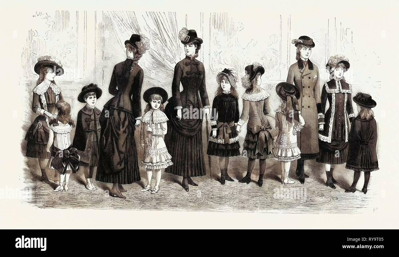Fashion 19th century childrens fashion hi-res stock photography and ...